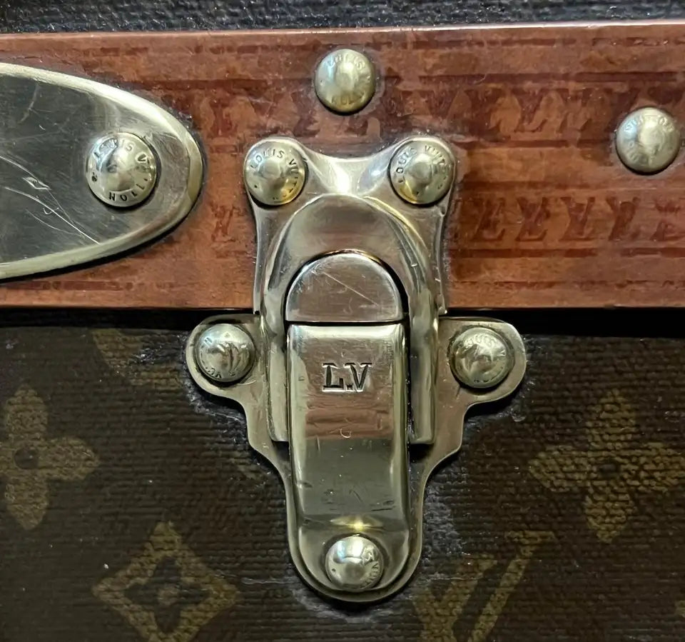 RESTORED ANTiQUE LOUIS VUITTON MONOGRAM SUITCASE TRUNKS – Dop3 Fashion LLC