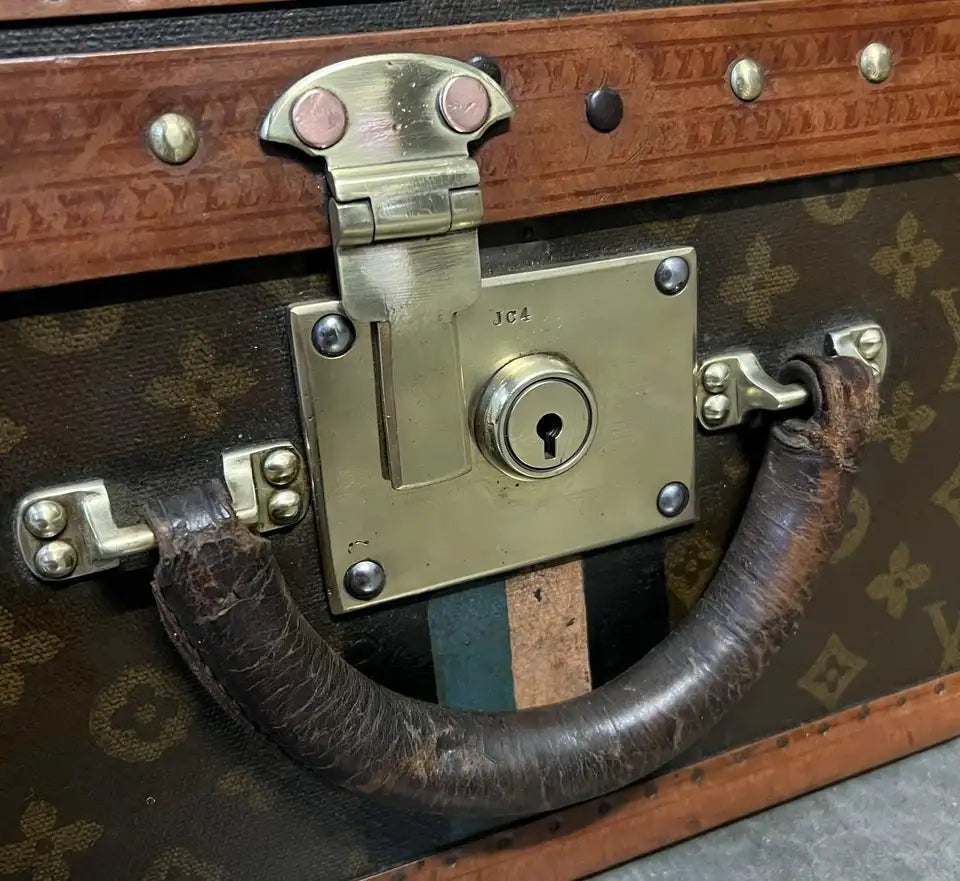 RESTORED ANTiQUE LOUIS VUITTON MONOGRAM SUITCASE TRUNKS – Dop3 Fashion LLC